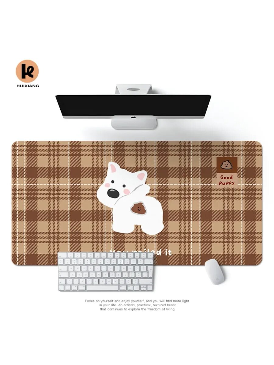 Кожаный водонепроницаемый коврик для мыши 1400x700мм HG-0295