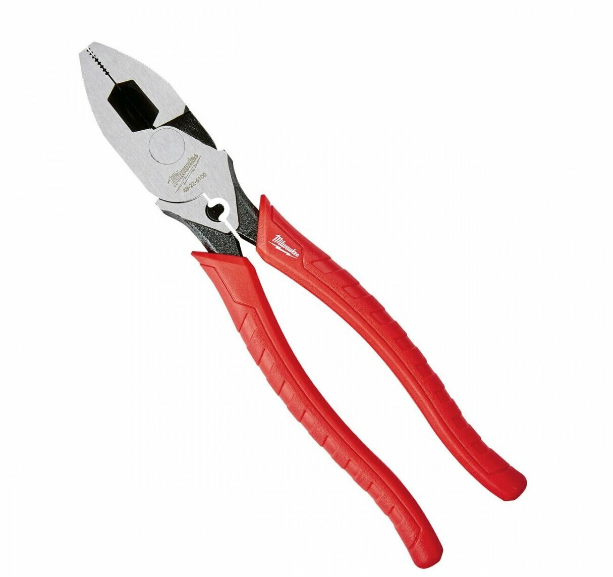 Пассатижи Milwaukee 48226100, высокохромированная сталь, красные