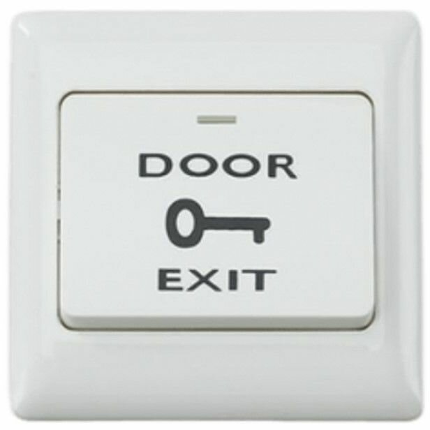 Кнопка Optimus 'Выход' (пластик) 85мм Кнопка выхода