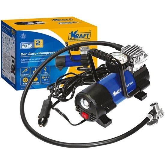 Автомобильный компрессор Kraft КТ 800027