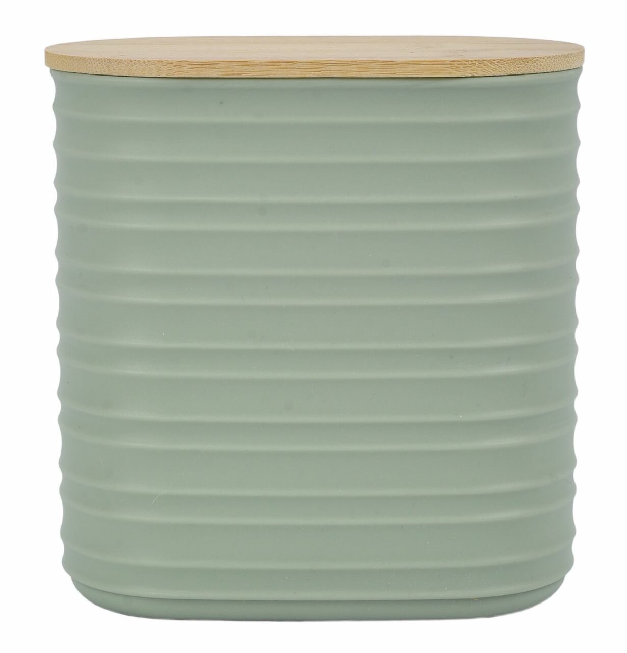 Банка Stripe с бамбуковой крышкой, 1.1л