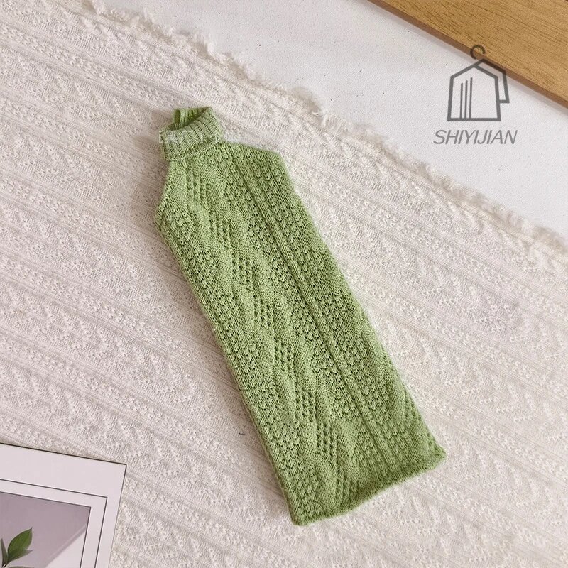 Вязаное платье для куклы FR 30 см Зеленый, green