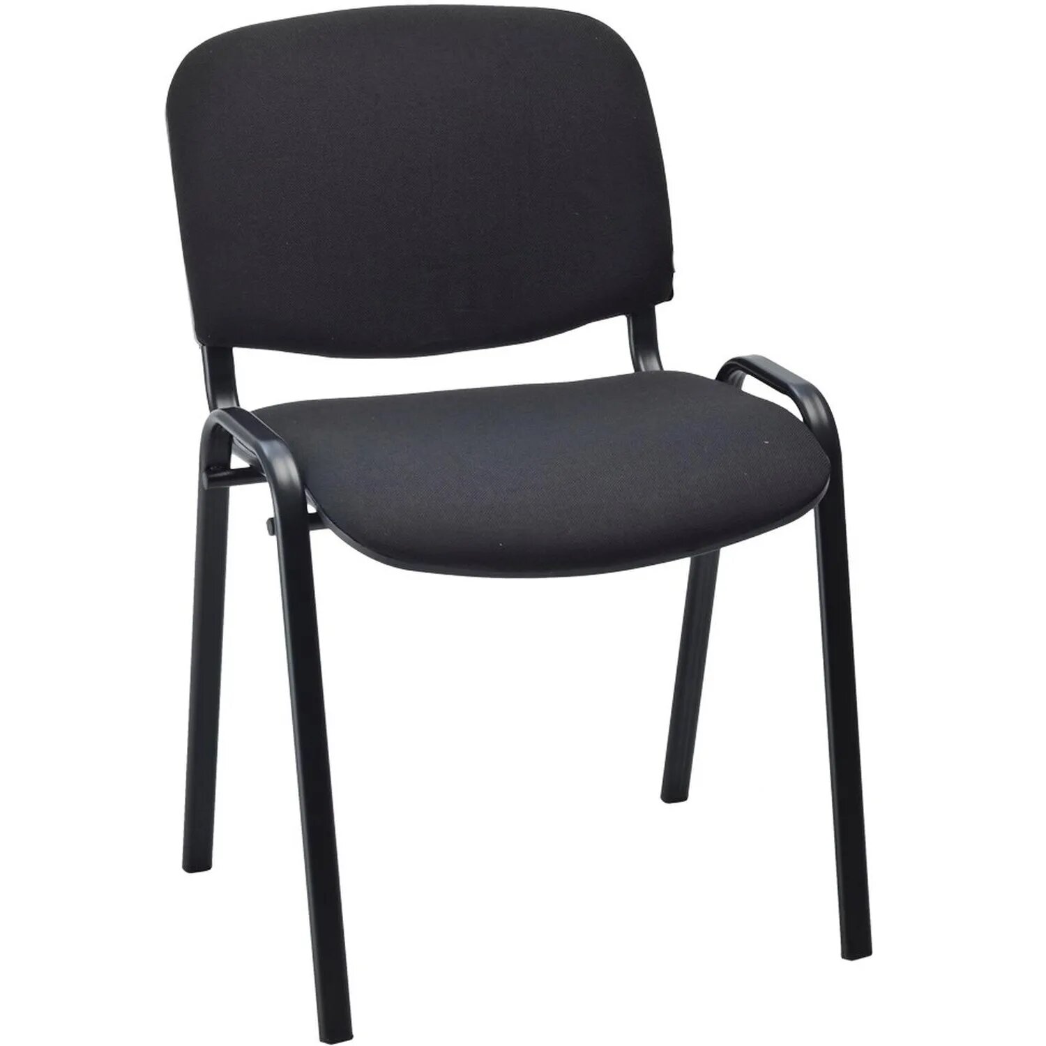 Стул FA_EChair Rio(изо) черн, ткань черная С-11/ТК-1