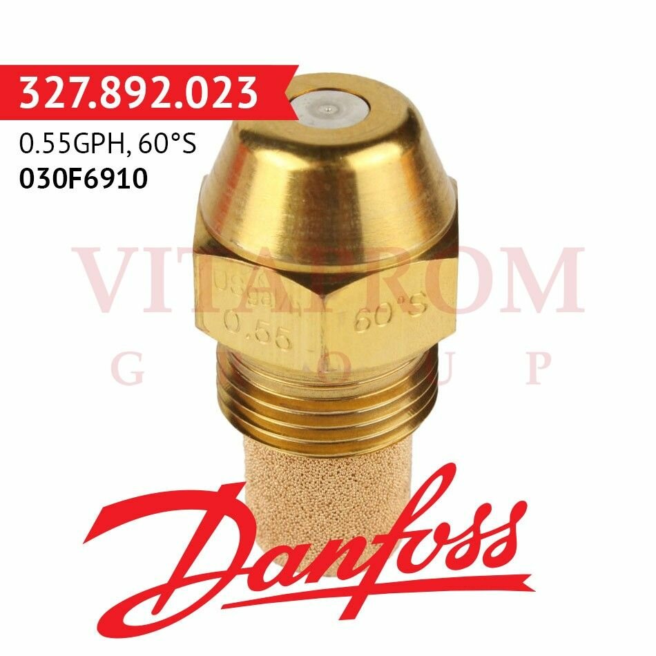 Форсунка Danfoss 0.55GPH, 60S, 030F6910 — фото 1