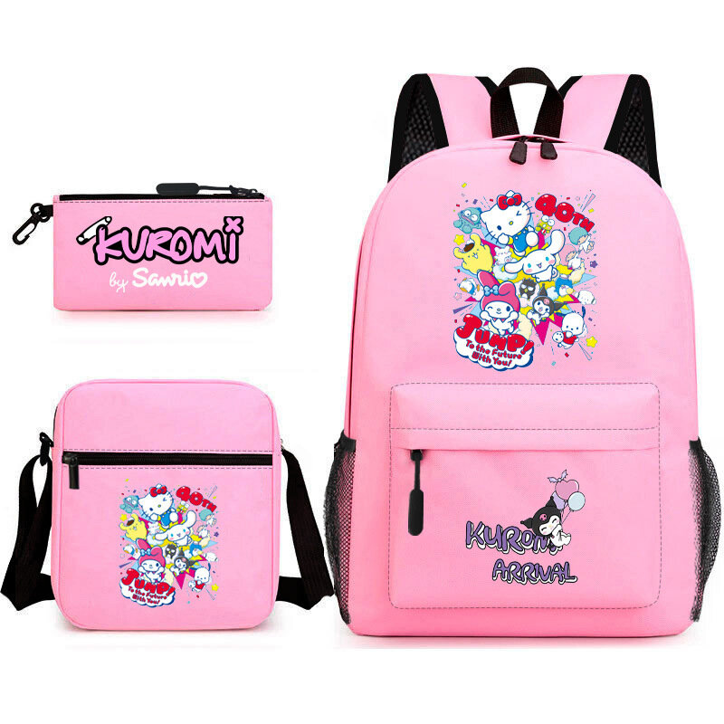 Sanrio Kuromi мультфильм сумка для начальной школы Sanrio Starry Sky рюкзак набор точечная доставка