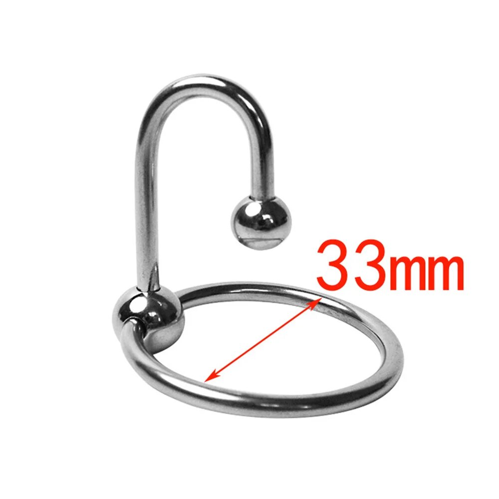 Кольцо для пениса из нержавеющей стали 33mm