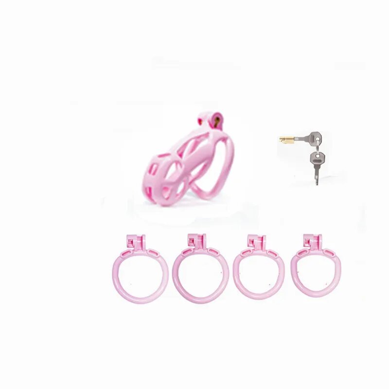 Розовая клетка верности мужское устройство комплект секс-игрушки для мужчин пар член 1.0 pink sung