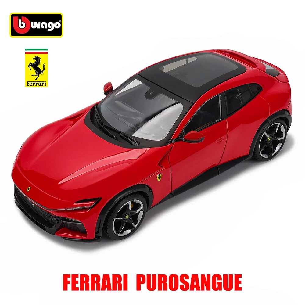 Модель автомобиля Bburago Ferrari PUROSANGUE 488 458 F12 SP1 Красный, PUROSANGUE
