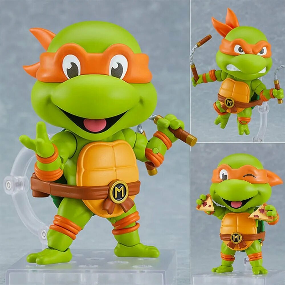 Фигурка Черепашки Ниндзя Микеланджело / Teenage Mutant Ninja Turtles Michelangelo Подарки для болельщиков (10 см) 1985