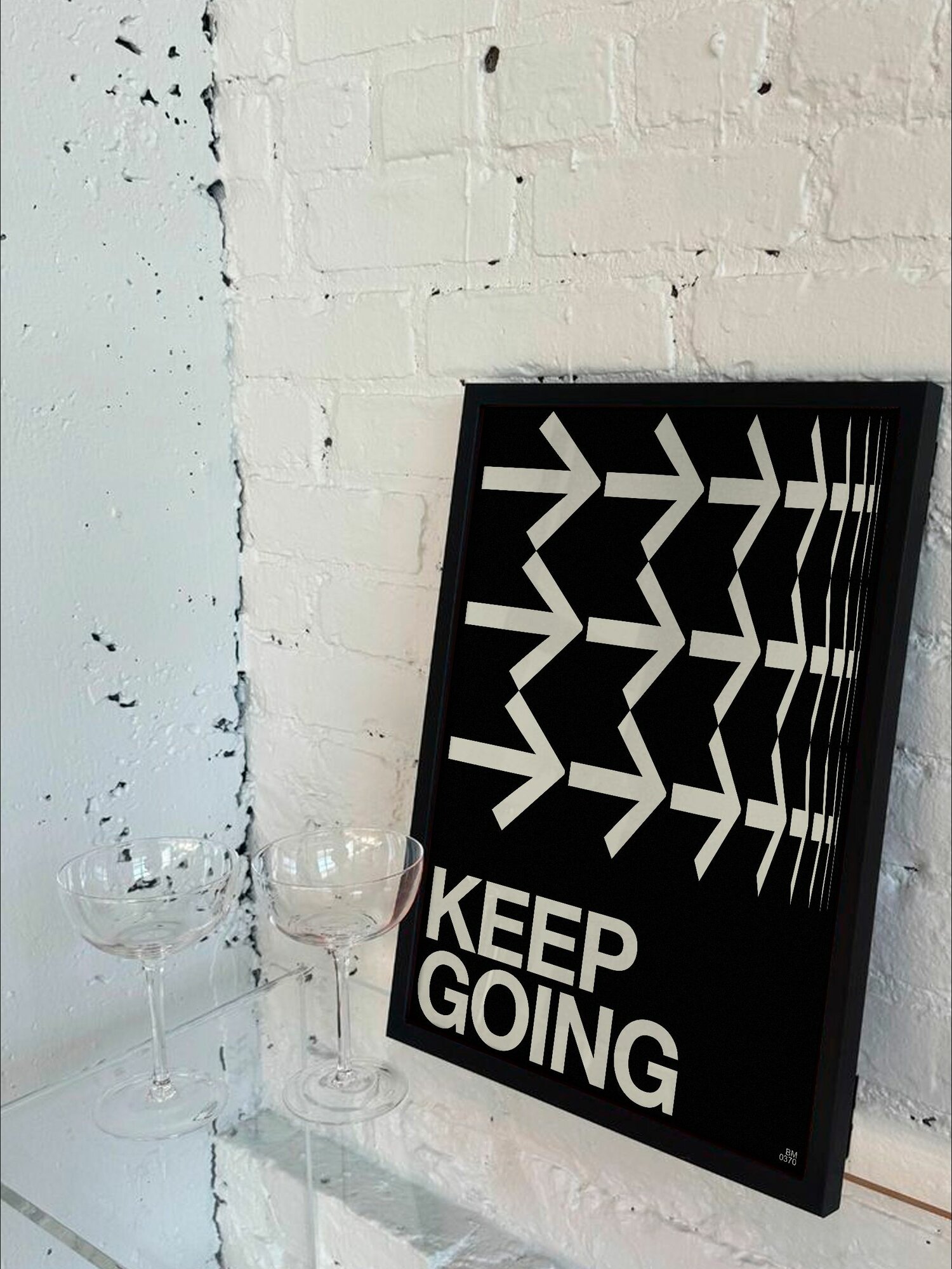 Интерьерный постер "KEEP GOING" в стиле pinterest, 30x40 см — фото 1
