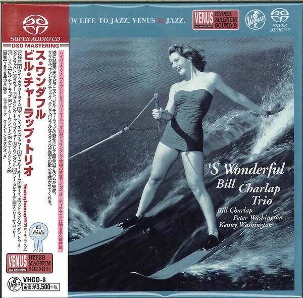 Bill Charlap Trio. 'S Wonderful (Hyper Magnum Sound DSD Mastering) (Paper Sleeve, Limited Edition, Japan, Venus Records, VHGD-8, 2014, новый импортн. диск в заводской упаковке) SACD