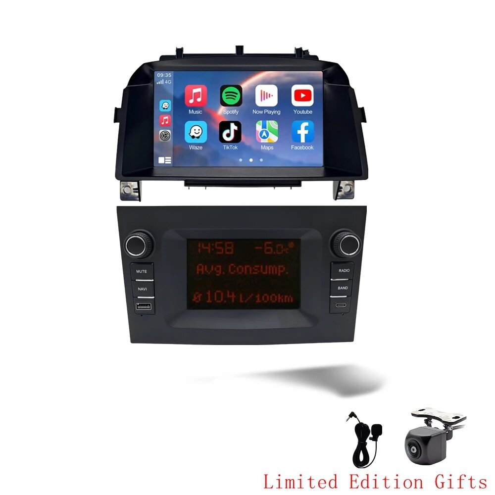 Android 15 автомагнитола Opel Zafira B (2004-2010), Carplay, 4G 64G, Цвет: A