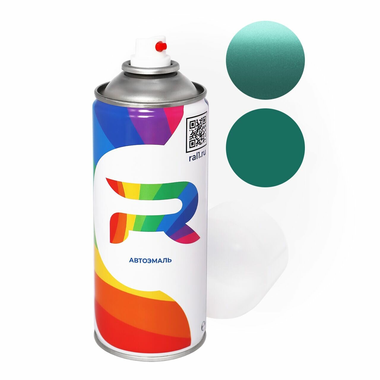 Автоэмаль аэрозольная Daewoo 43U - Light Evergreen (Базовая краска, Двухслойный металлик, Зеленый) баллон 520 мл.