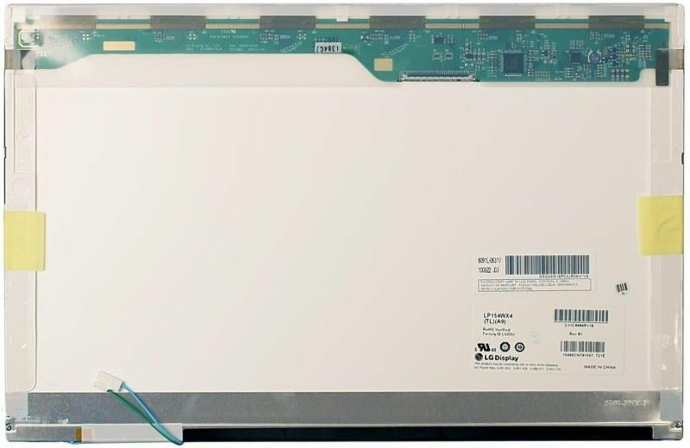 Матрица совместимая с LP154WX4(TL)(A9), Диагональ 15.4, 1280x800 (WXGA), Ламповая (1 CCFL)