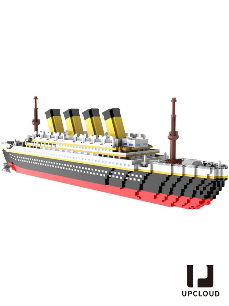 Конструктор "Титаник", пластиковый, с освещением, длина около 60см