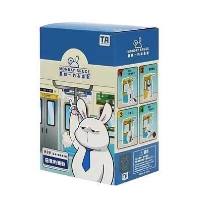 Фигурки The Monday Bruce Blind Box Garage Kit Голубой, MBR-A03 1pc