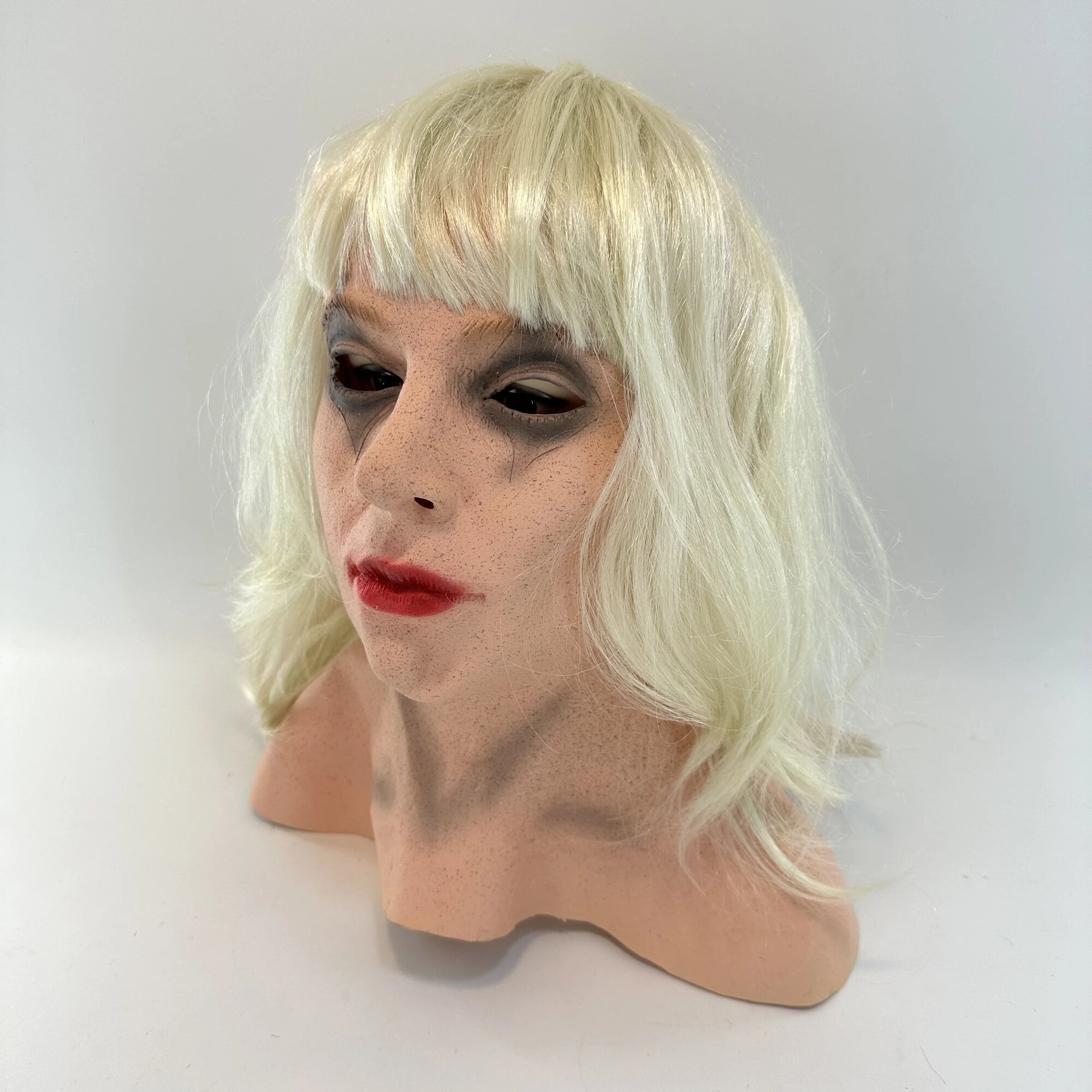 1 шт. латексная женская маска знаменитости женщина лицо резиновая маска с париком Хэллоуин Рождество переодевание Сисси костюм вечерние разноцветные