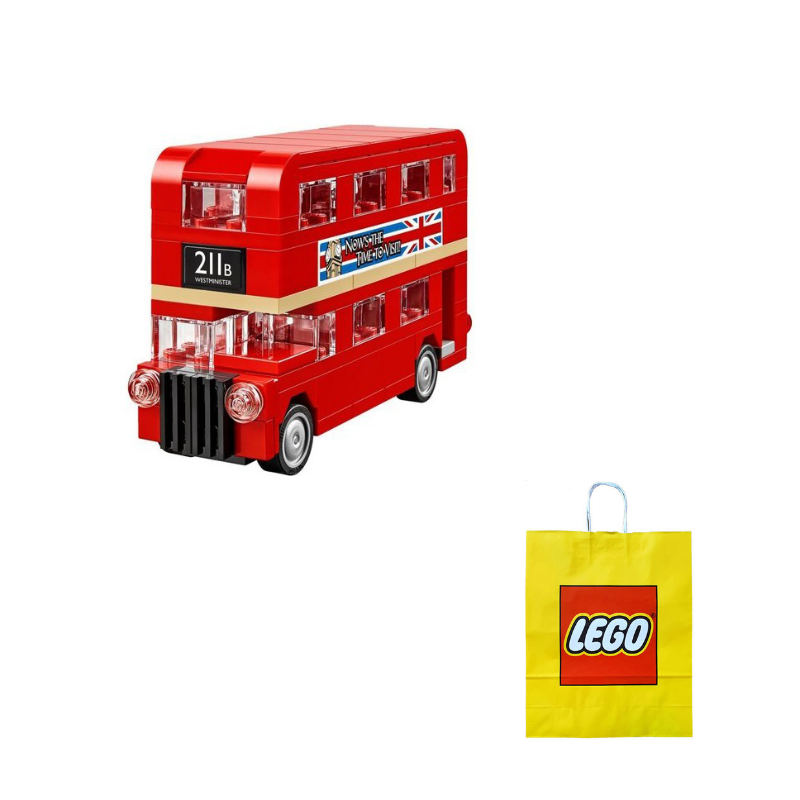 Конструктор LEGO London Bus 40220, красный, сборная модель автобуса
