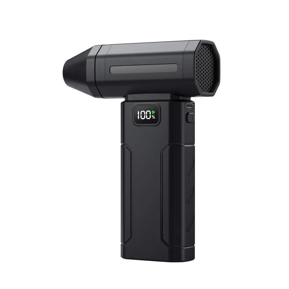 Портативный Мощный Черный Вентилятор-фен Для Автомобиля, Аварийного Освещения, Уборки Снега На Улице, Удаления Пыли