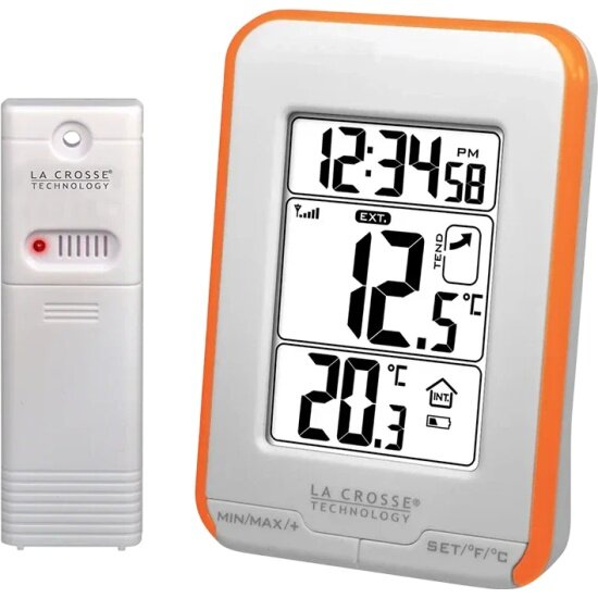 Термометр LA Crosse WS6810W, оранжевый