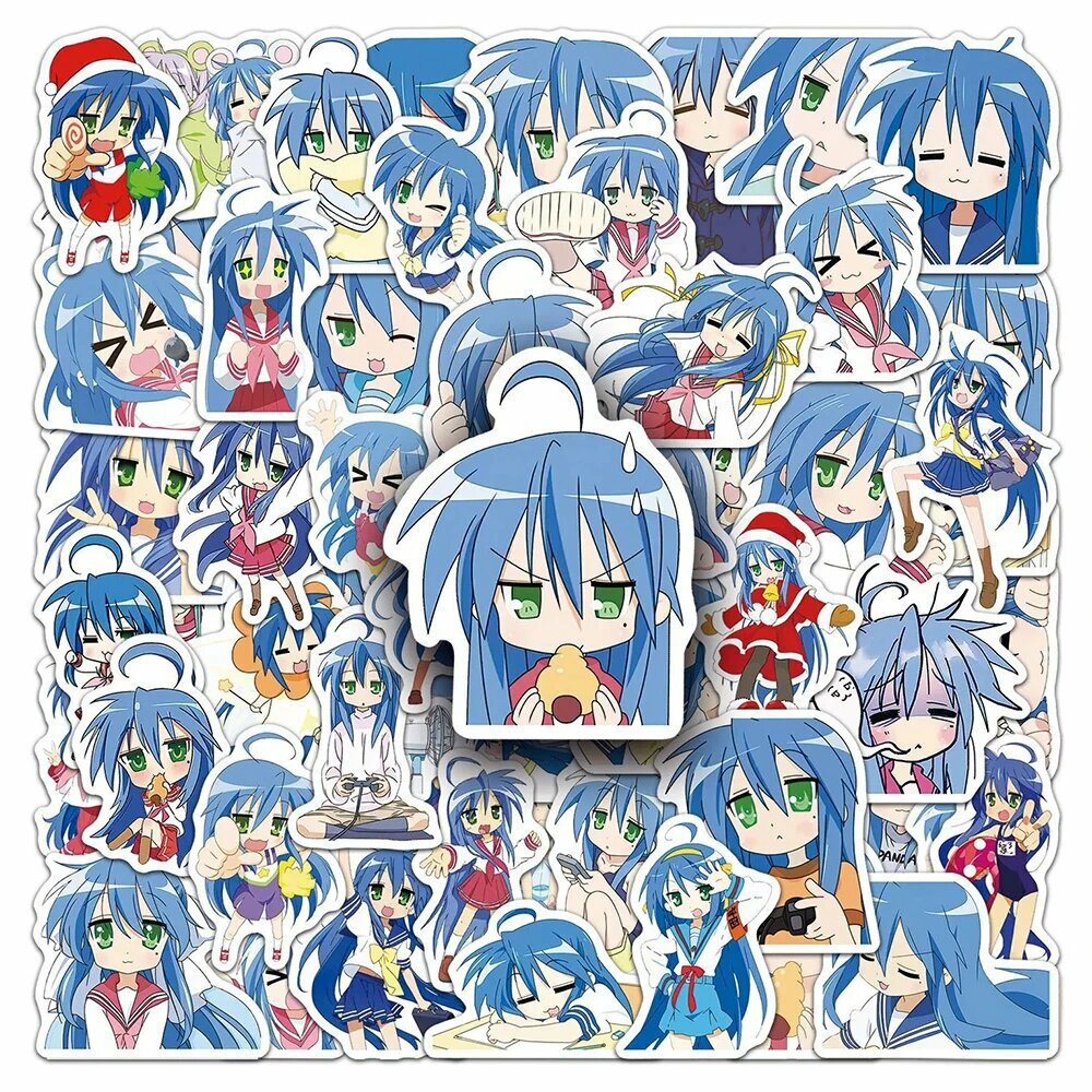 Наклейки аниме Izumi Konata, 30PCs, цвет: 30Pcs