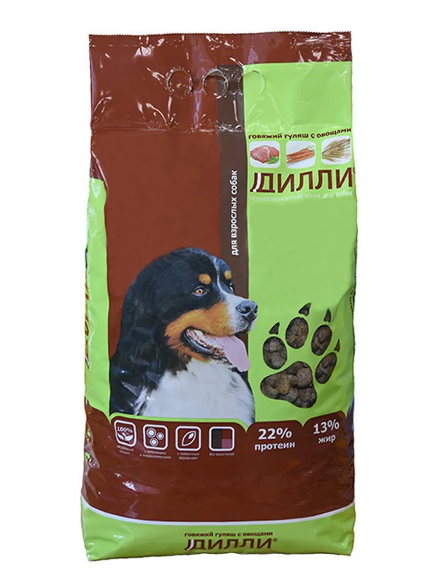 Сухой корм для собак говяжий гуляш с овощами - 14 кг