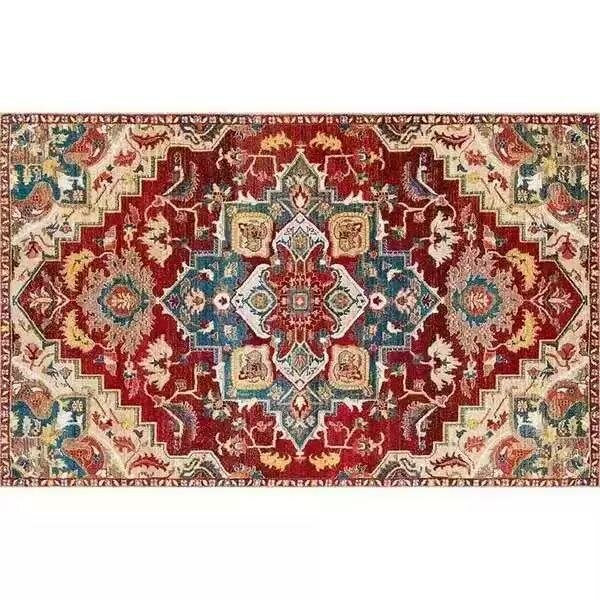 Ретро-ковер для гостиной, этнический стиль, прикроватный ковер для спальни, 0,60,9 метра