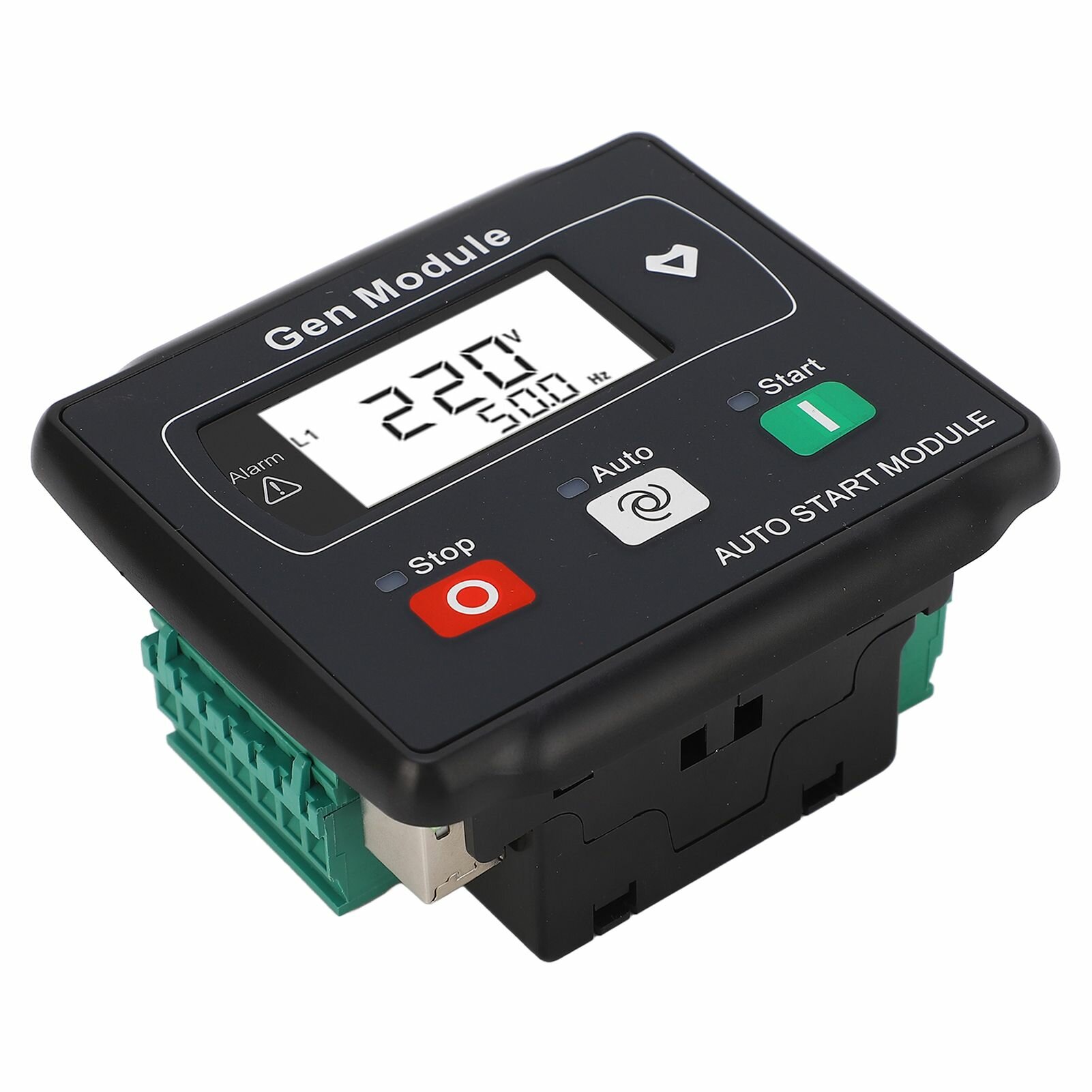 Автоматический контроллер генератора, ЖК-дисплей, панель модуля управления генераторной установкой для дизельного двигателя 15 360 В