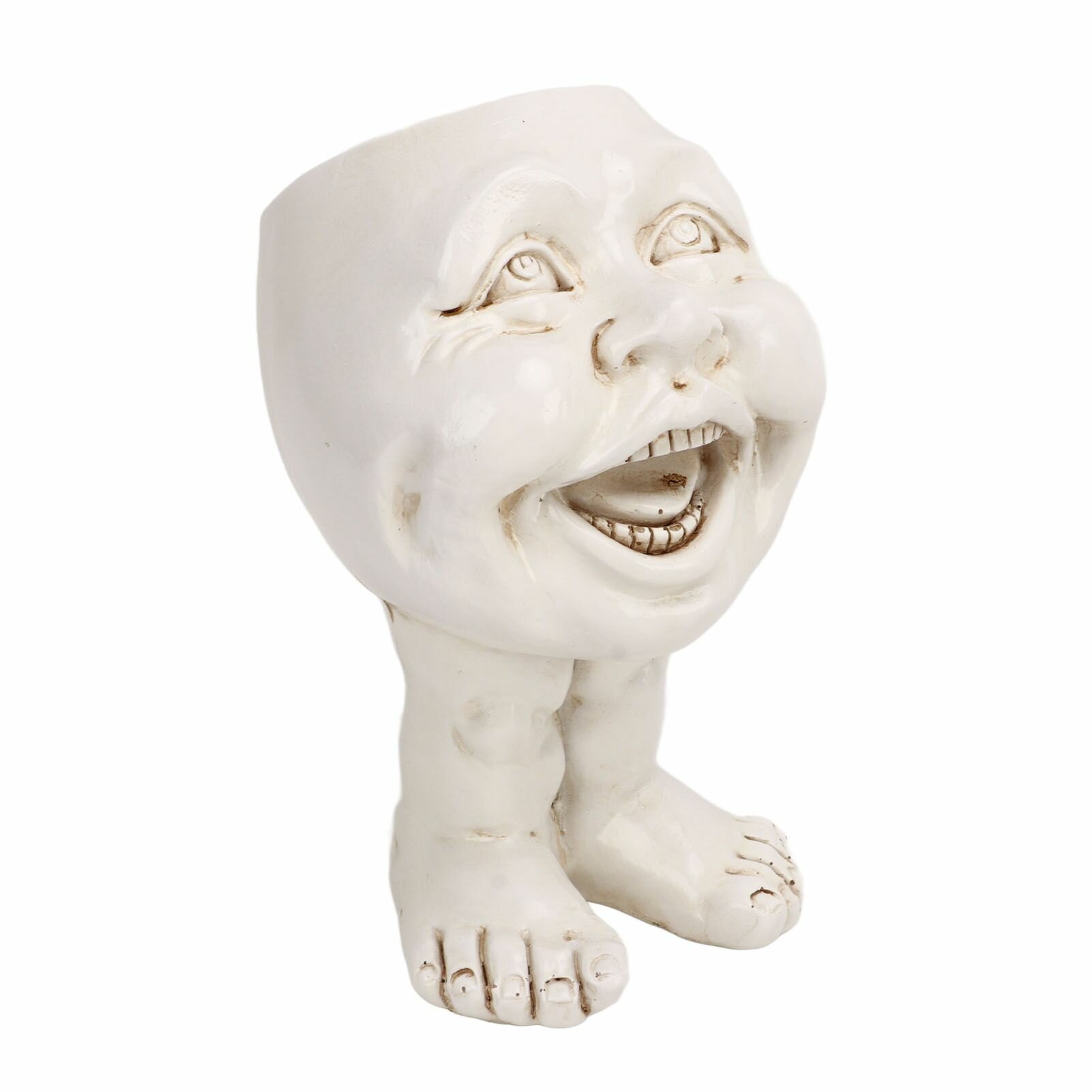 Горшок для цветов "Лицо" уникальной формы, водонепроницаемый, для садового декора Тип2, 15см