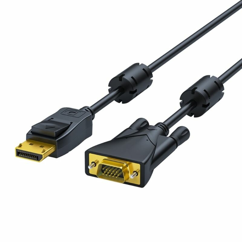 Кабель DP-vga HD-кабель для преобразования видеодисплея в кабель с двойным магнитом-2 м