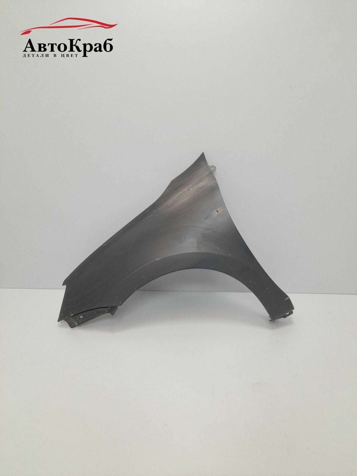 Крыло переднее левое металлическое под покраску для Лада Гранта 2190 2011 - 2017 г, Калина 2 2013 - 2018 г.
