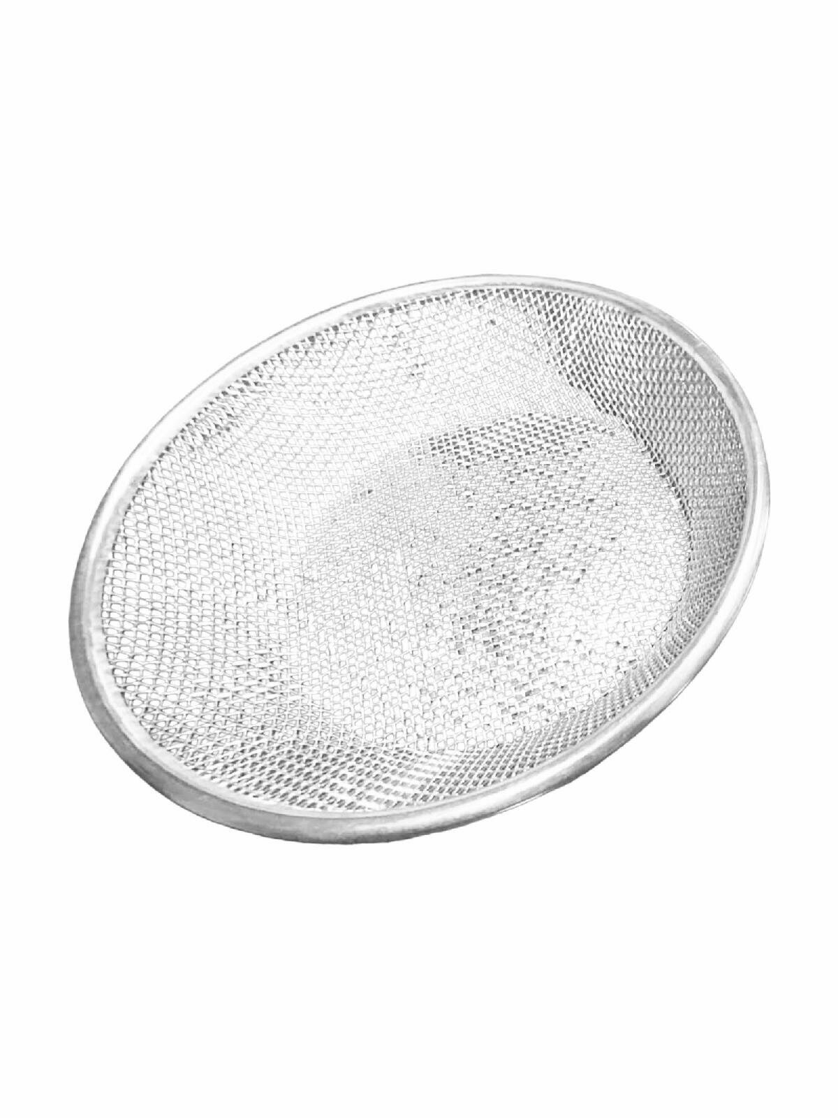 Большое сито из нержавеющей стали диаметром 30 см, прочная рама, нескользящая рукоятка для кухни
