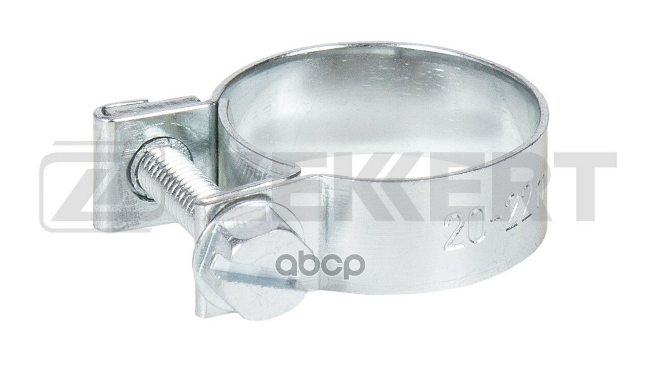 Хомут силовой 20-22 мм (оцинк. сталь) Zekkert арт. be-5035