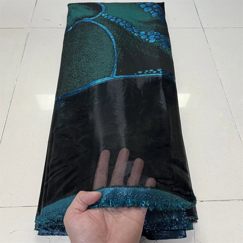 ЗYYZHUOYA африканская кружевная ткань полиэстер хлопок 5 ярдов C