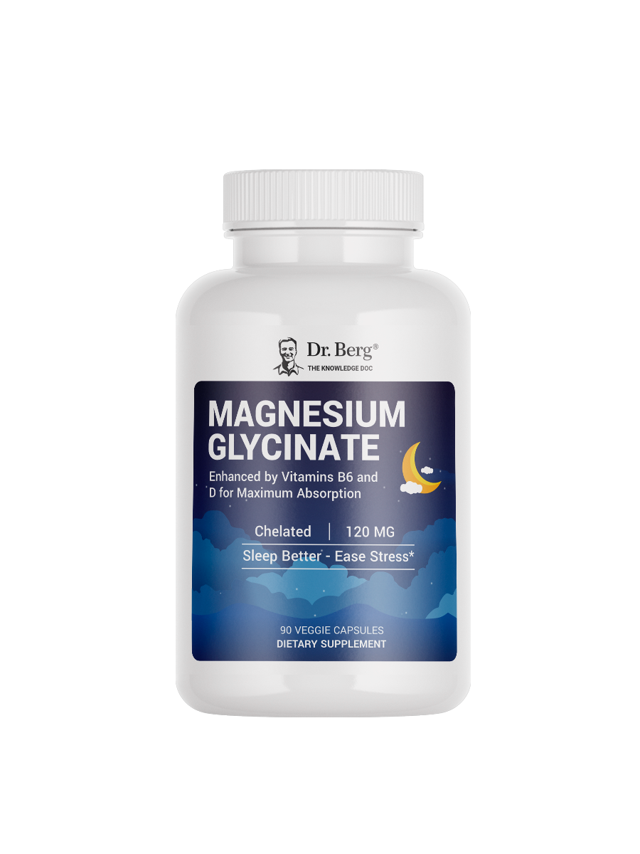 Dr. Berg - Magnesium Glycinate with Vitamin D & B6 - 90 Capsules