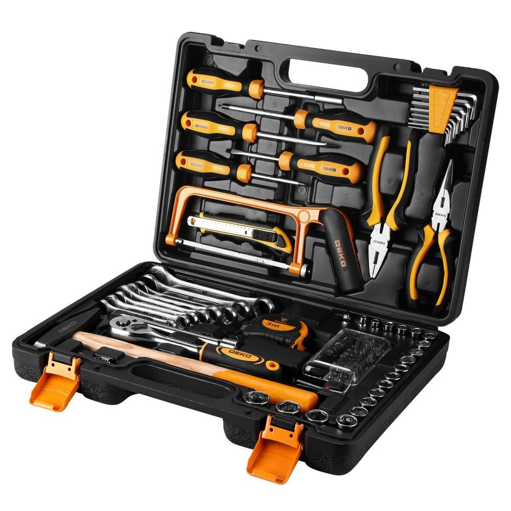 Профессиональный набор инструмента для дома и авто в кейсе DEKO DKMT89 PRO (89 предметов) 085-2009