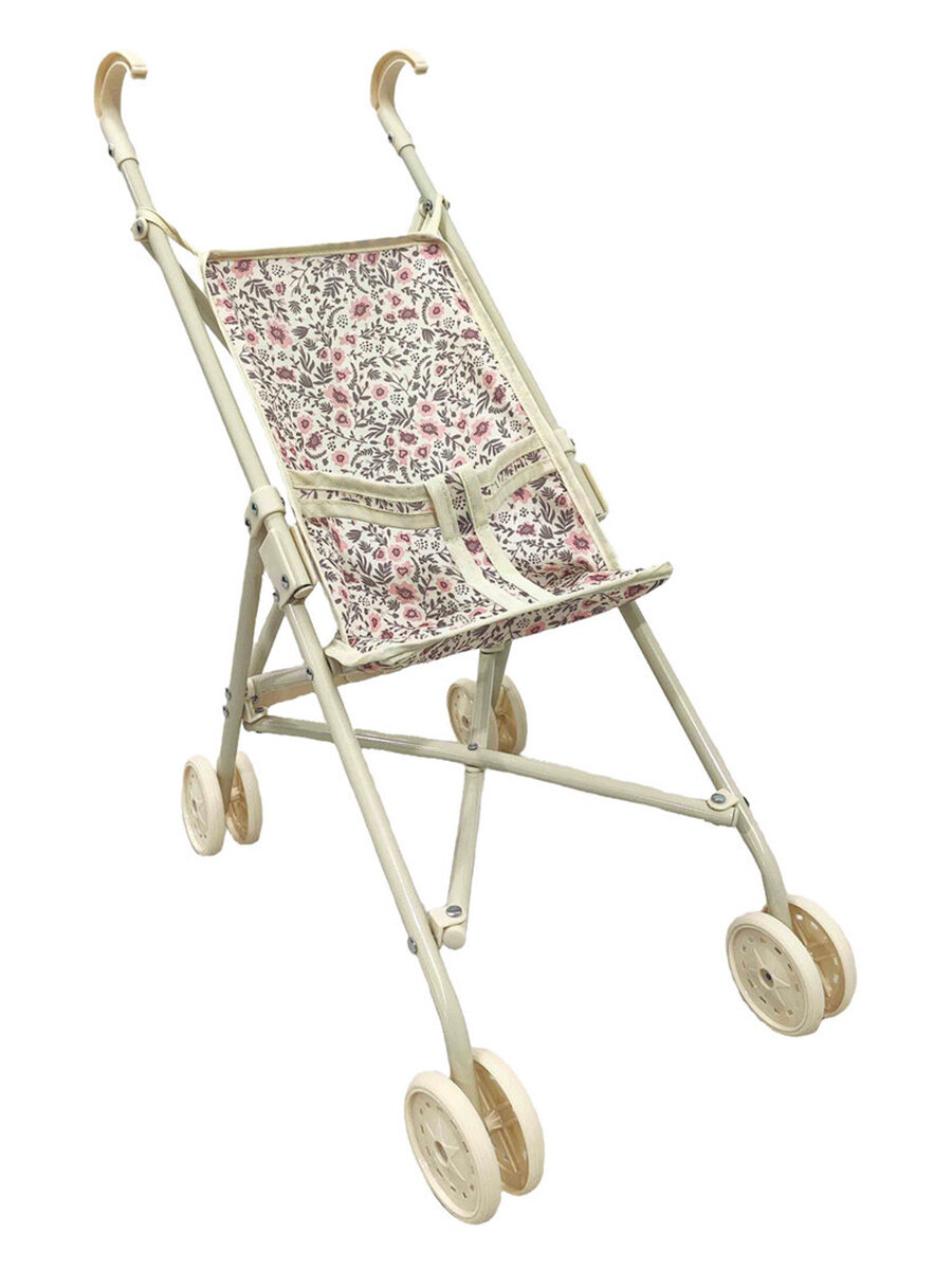 Synergy Коляска-трость для кукол бежевая Мильфлер 9302/цвeт№5 с 3 лет