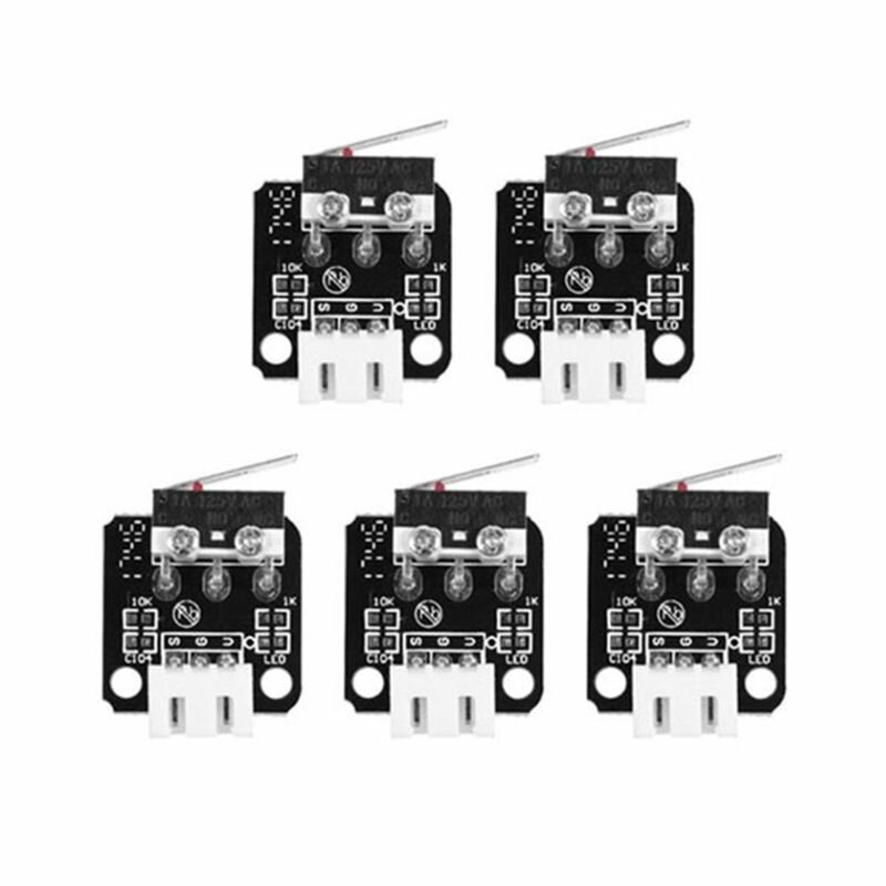 5 шт. концевые выключатели 3D-принтера, концевой стопор для принтеров 3/5/pro/V2 CR10, механический модуль, простая установка