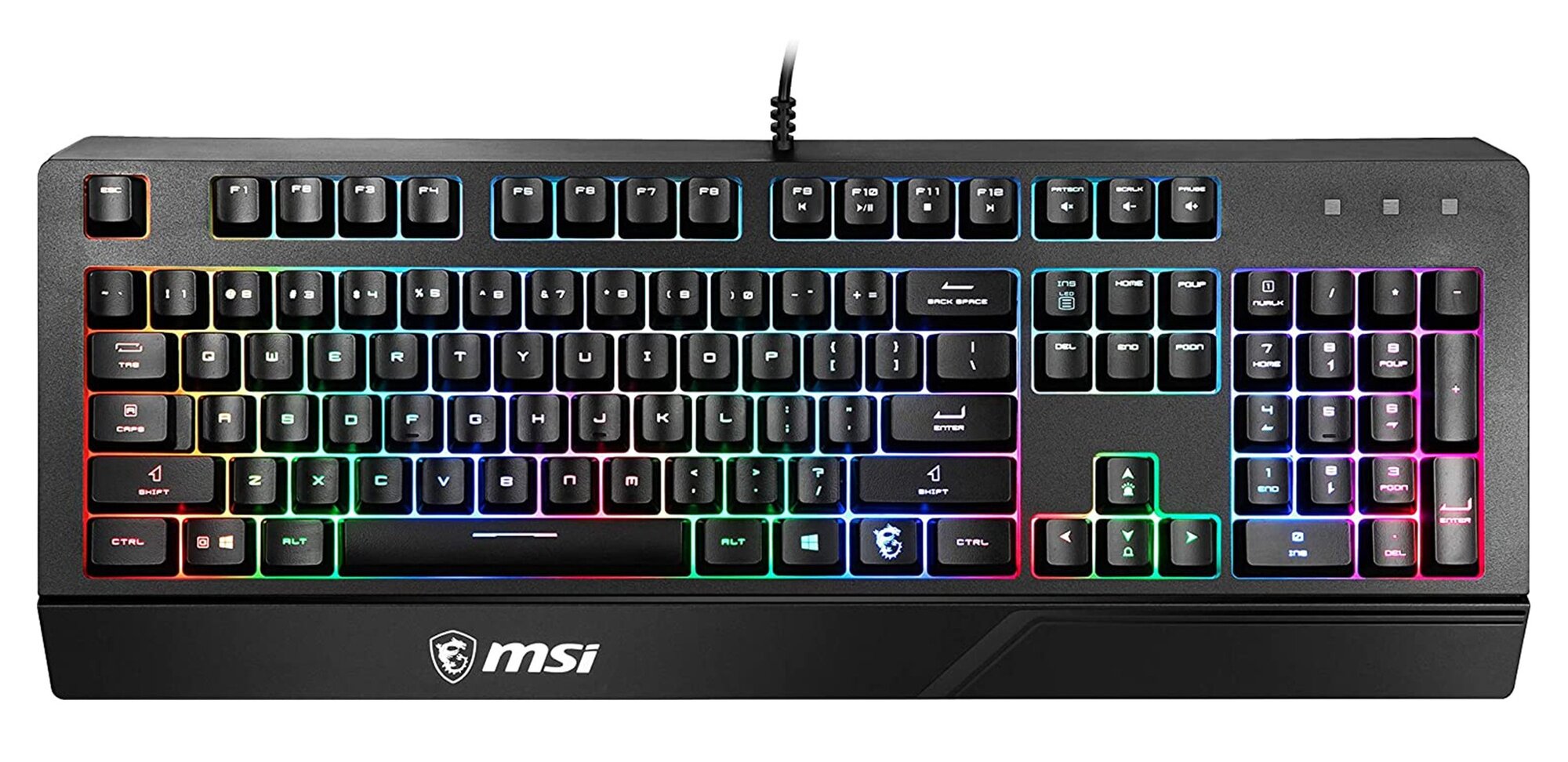 Клавиатура MSI Vigor GK20 RU, русские и английские буквы, черный (s11-04ru230-cla)