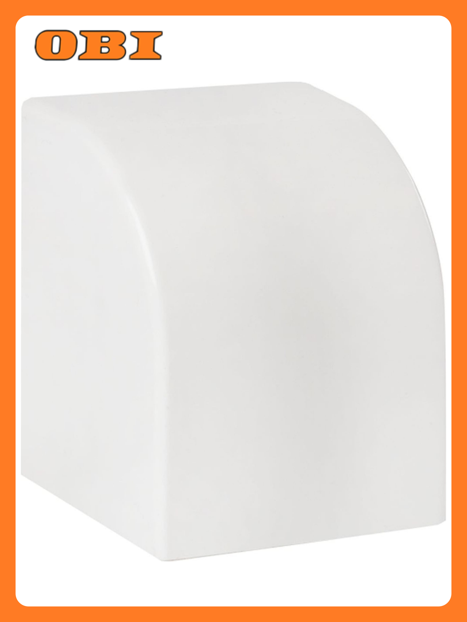 Заглушка EKF PROxima, для настенного канала, пластик, белая, 60x60 мм, 4 шт.