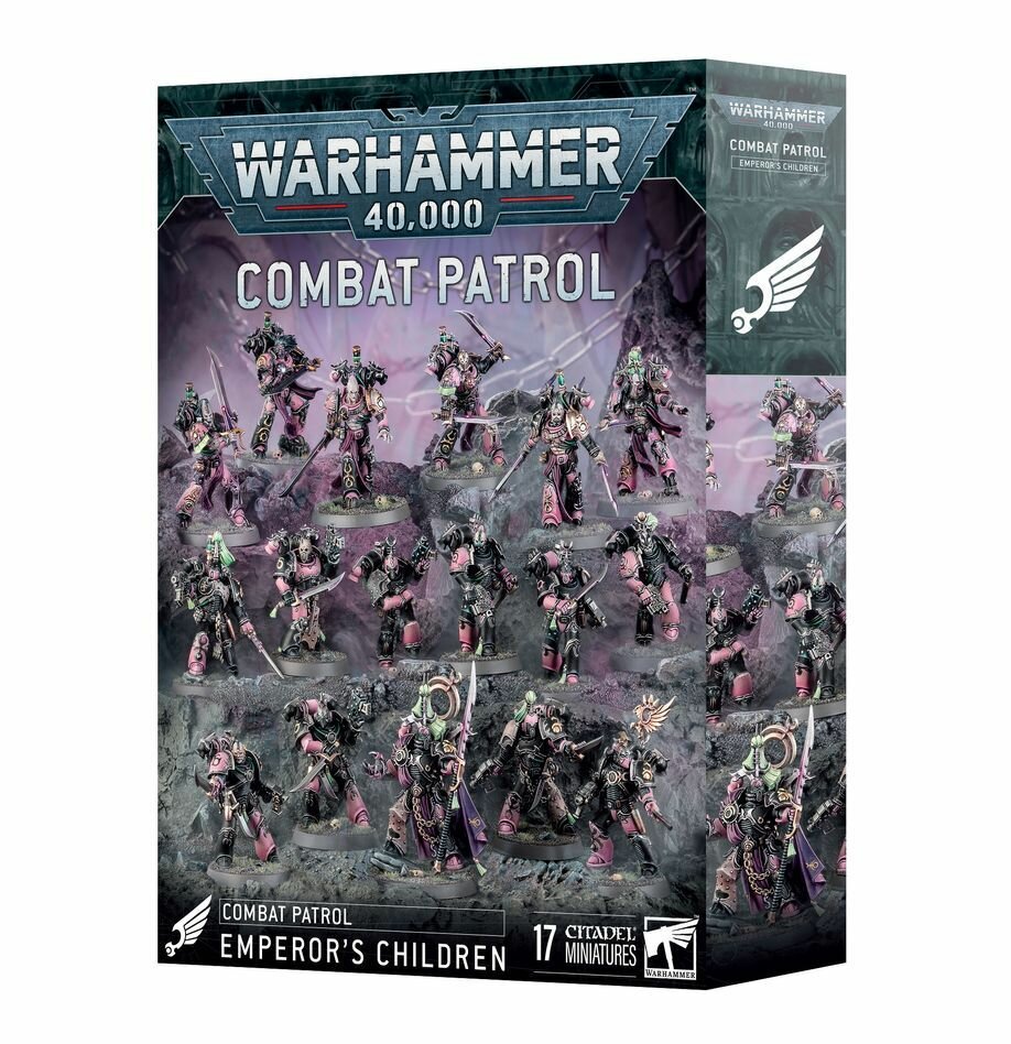Набор пластиковых моделей Warhammer 40000 Combat Patrol: Emperor's Children (2025)