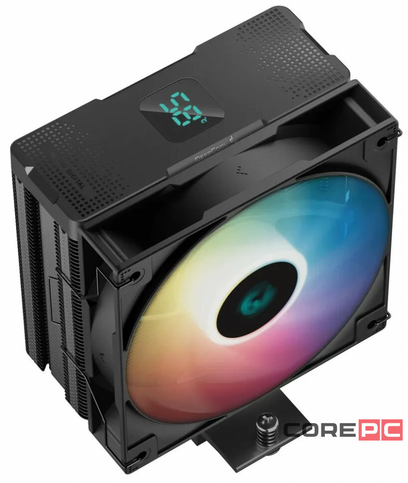 Кулер для процессора Deepcool AG400 DIGITAL BK ARGB Black
