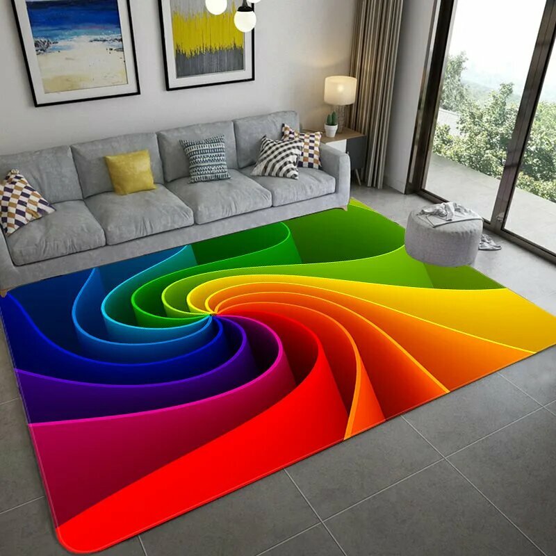 Ковёр 3D вихрь, 50x80 см, цвет 3