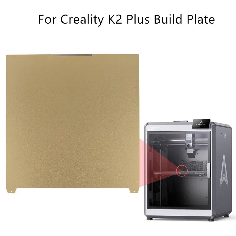 Пластина для 3D-принтера, Creality CR K2 PLUS, покрытие PEI, 370 x 370 мм