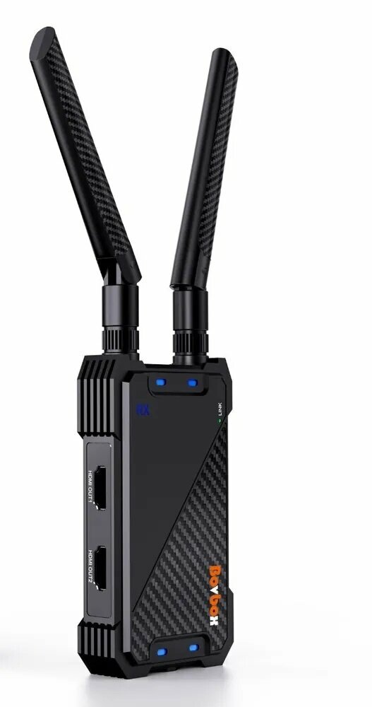 Беспроводной HDMI-передатчик и приемник WL081(RX), 400 м с петлевым выходом, 1080P Full HD для потоковой передачи с DSLR-камеры, ноутбука, приставки на телевизор/проектор, поддержка ИК-сигнала
