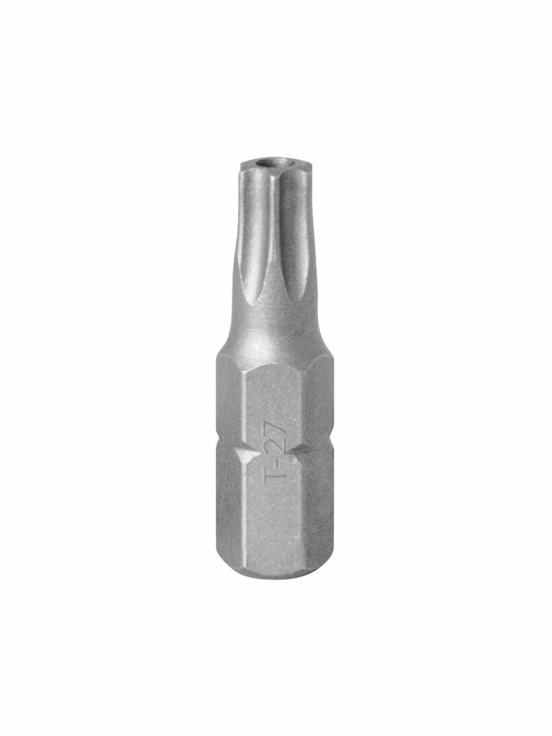 Вставка (бита) торцевая 1/4", Torx, T27, 25, с отверстием KING TONY 102527U