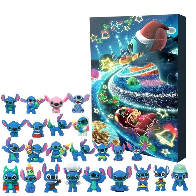 Оригинальная фигурка Стича в закрытой коробке, серия Disney "Веселый дневник", загадочный пакетик-сюрприз, аниме-фигурка, модель, украшение, коллекционный милый подарок для детей.