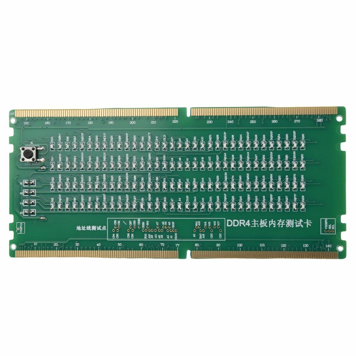 Тестовая карта DDR4 RAM Memory Slot Out LED Desktop Motherboard Repair Analyzer Tester-ROMIKY