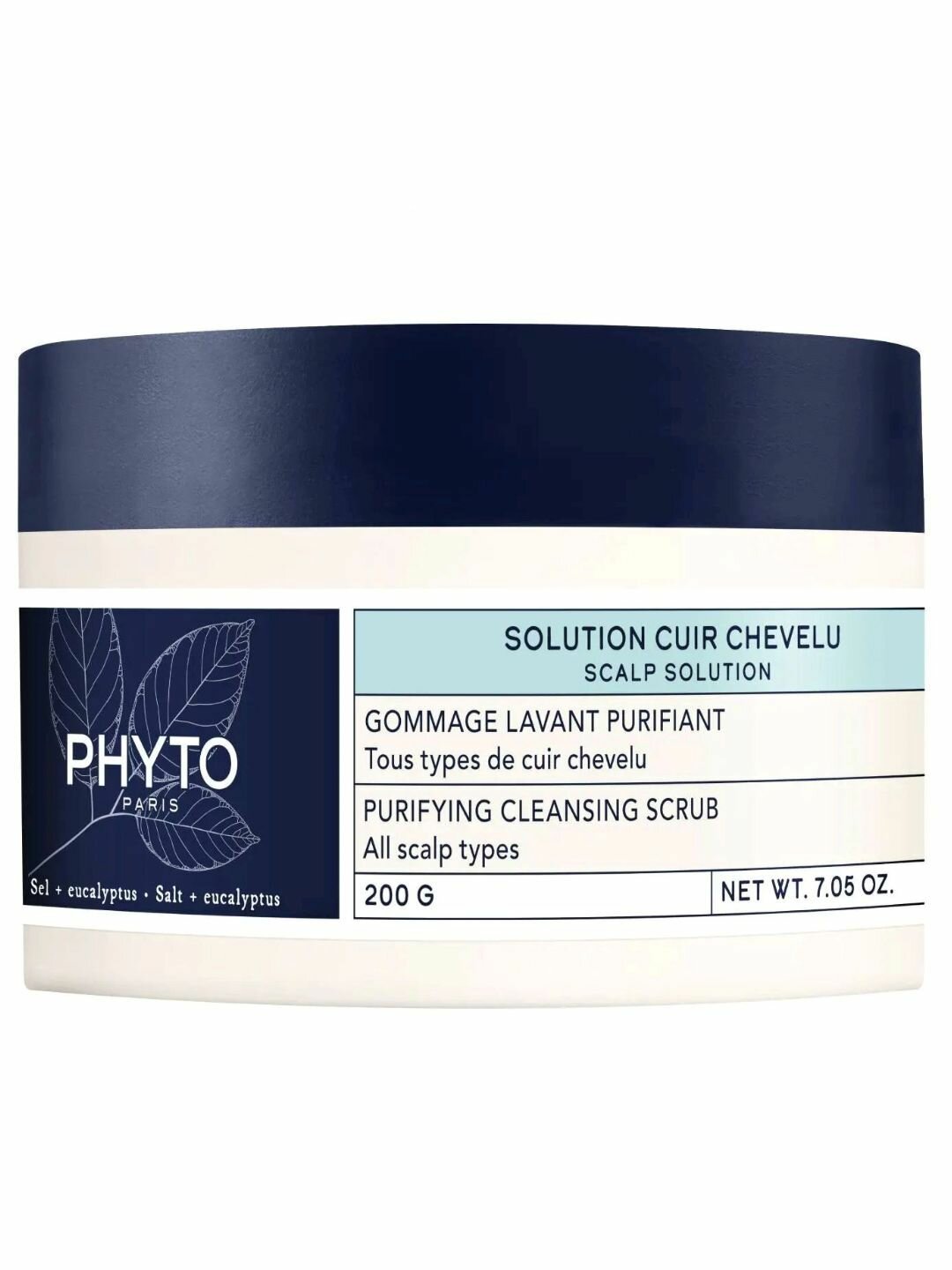 Фито SCALP SOLUTION Очищающий скраб для кожи головы, 200 гр / PHYTO SCALP SOLUTION