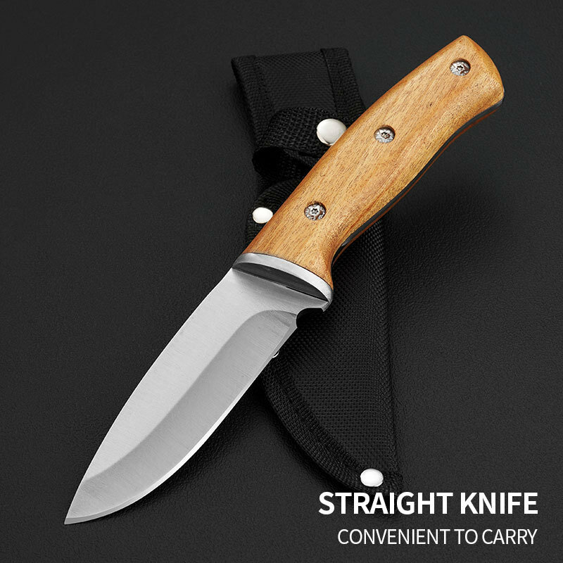 Охотничий нож BK Outdoor с прямой рукояткой, нож для разделки мяса.